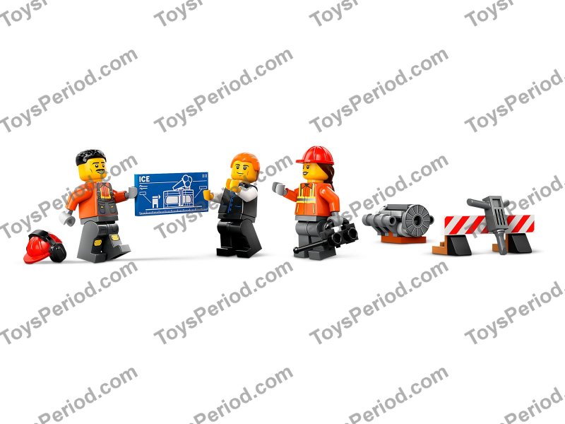 LEGO 60420 Construction Excavator Set Parts List