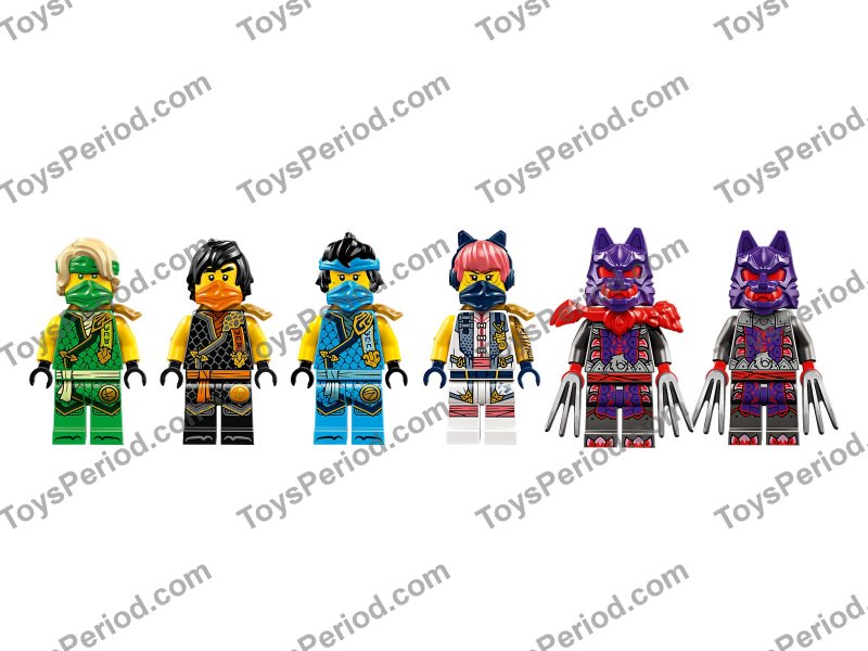 LEGO 71820 Ninja Team Combo Vehicle Set Parts List