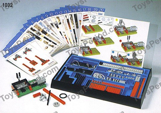 LEGO 1032 Technic II Set 4.5v Parts List
