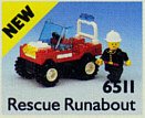 LEGO 6511 Rescue Runabout Instructions and Parts List
