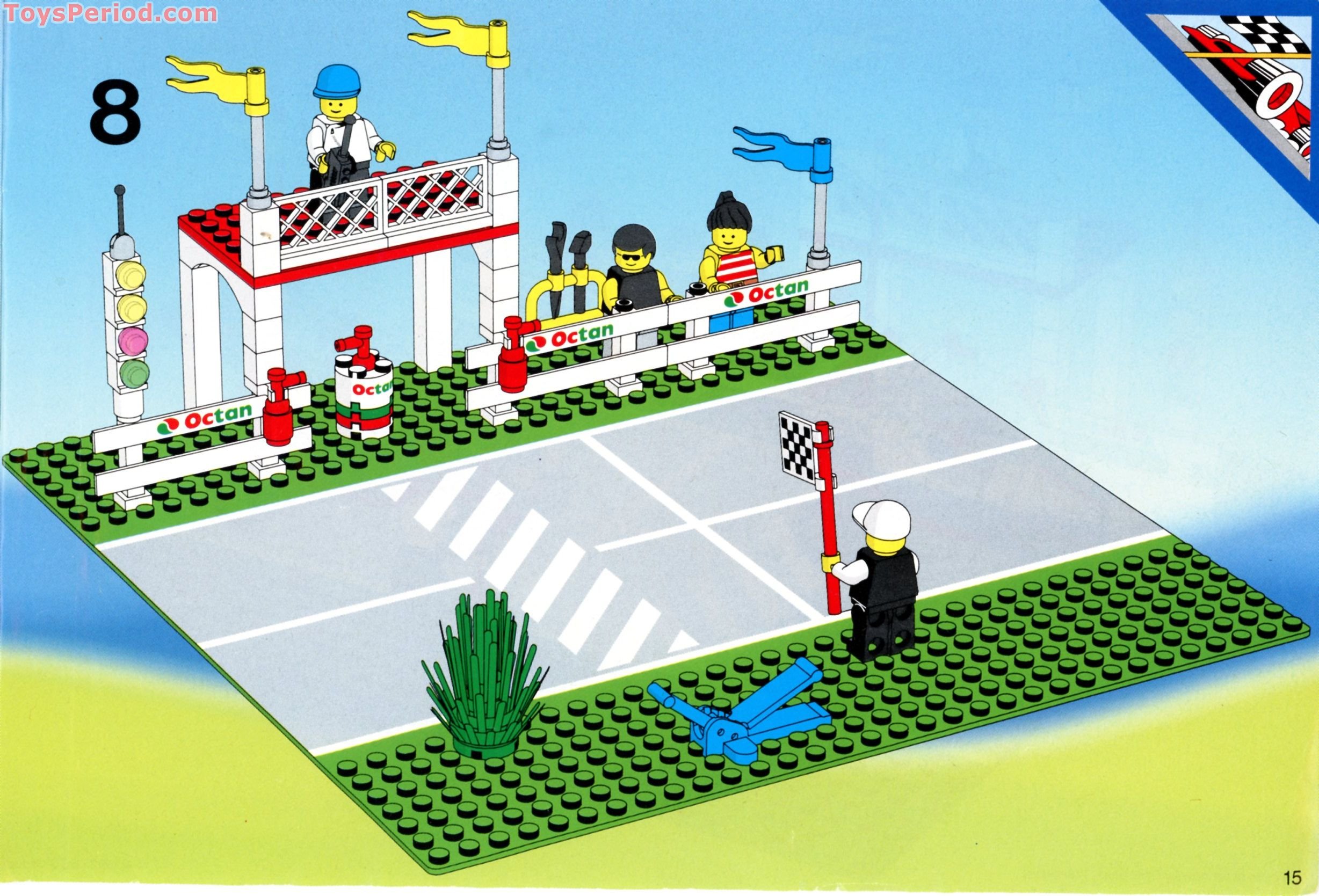 LEGO 6551 Checkered Flag 500 Instructions and Parts List