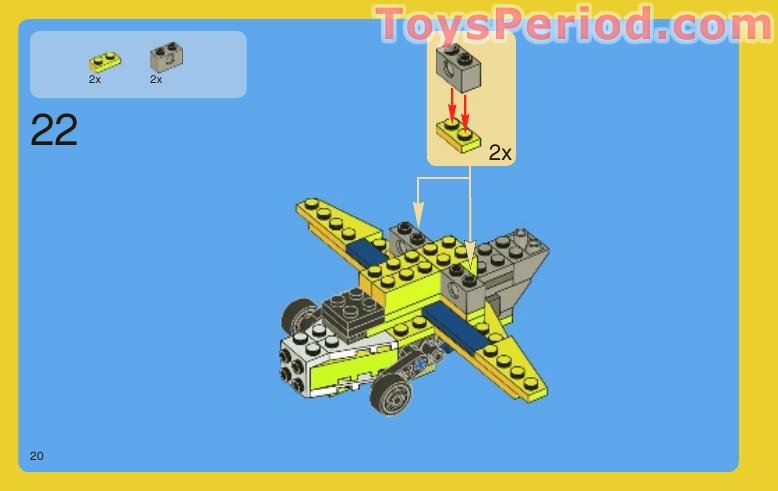 LEGO 6912 Super Soarer Instructions and Parts List