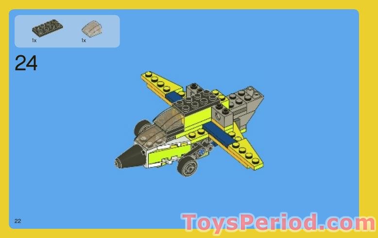 LEGO 6912 Super Soarer Instructions and Parts List