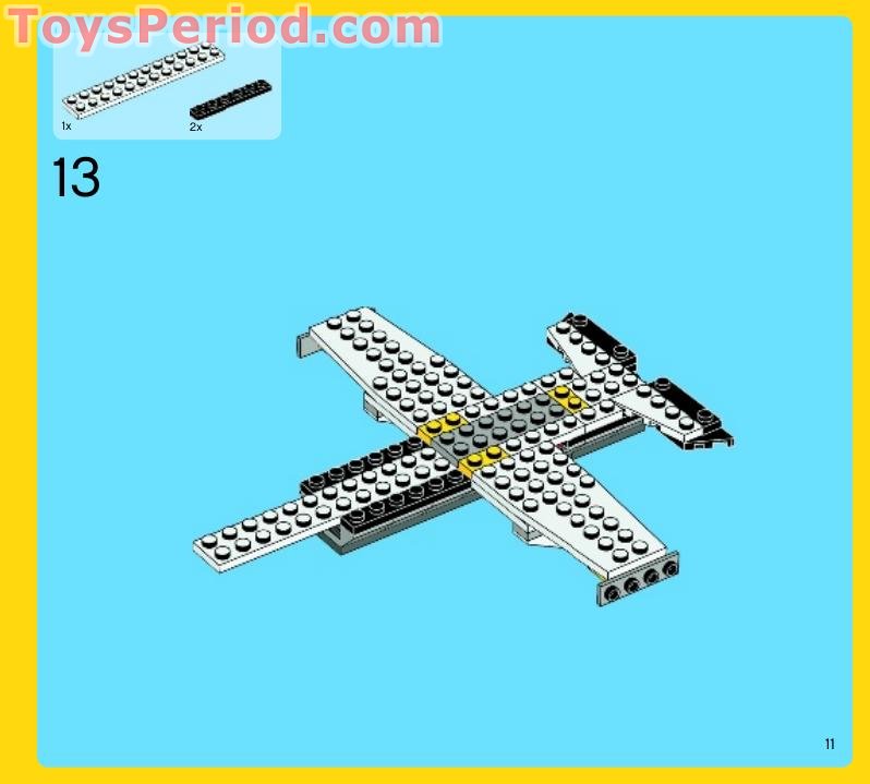 LEGO 7292 Propeller Adventures Instructions and Parts List