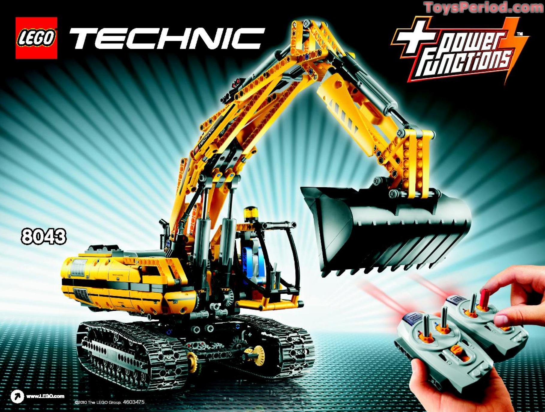 LEGO 8053 Mobile Crane Instructions and Parts List