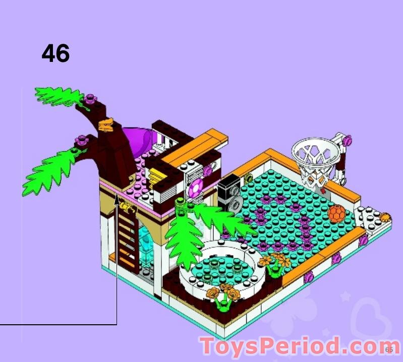 LEGO 41008 Heartlake City Pool Instructions and Parts List