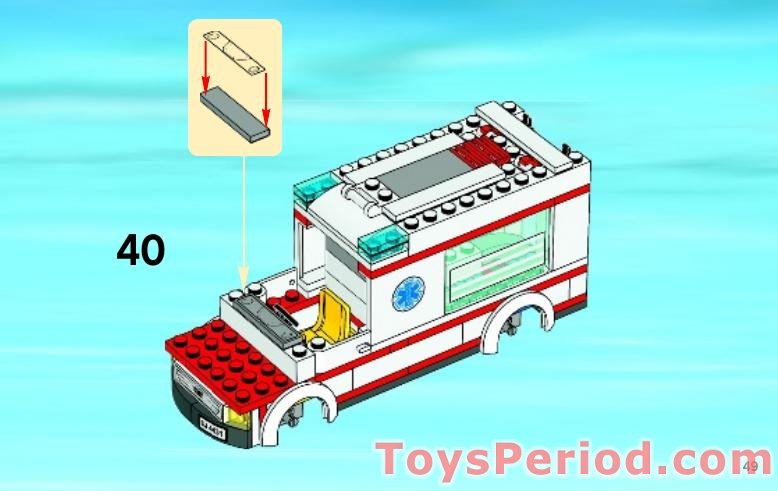 LEGO 4431 Ambulance Instructions and Parts List