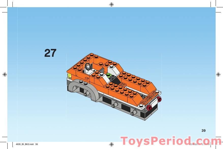 LEGO 4635 Fun with Vehicles Instructions and Parts List
