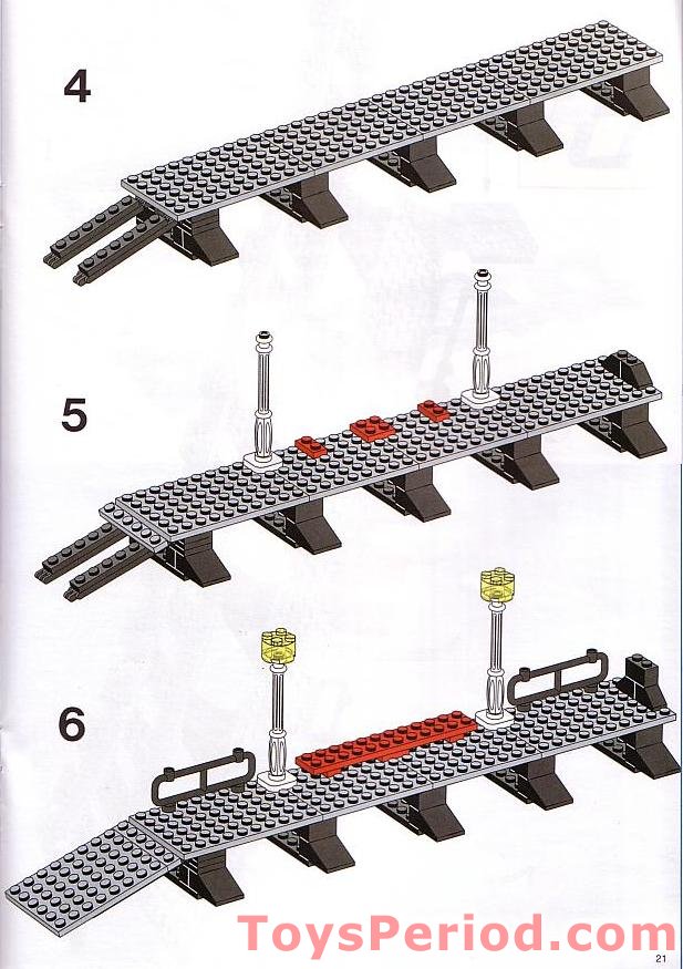 LEGO 10001 Metroliner Instructions and Parts List