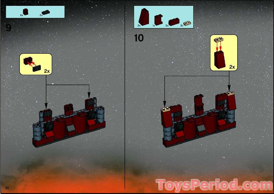 LEGO 10144 Sandcrawler Instructions and Parts List