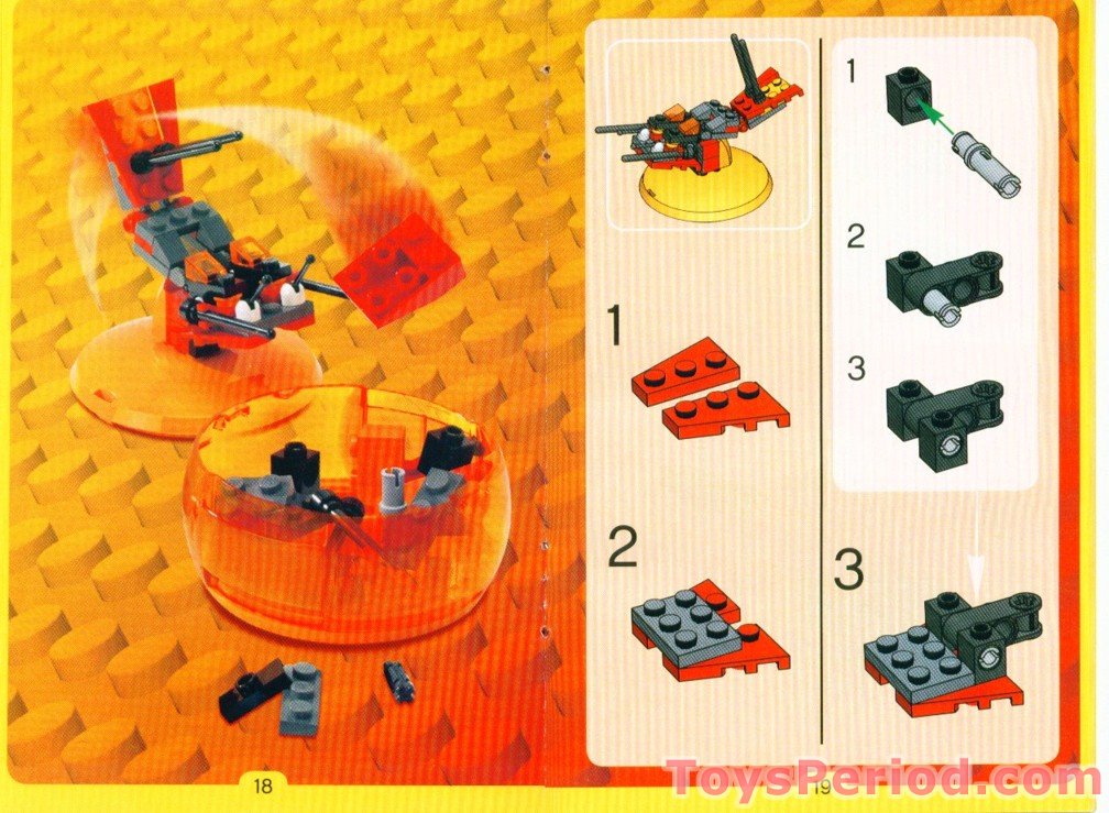 LEGO 4413 Arachno Pod Instructions and Parts List