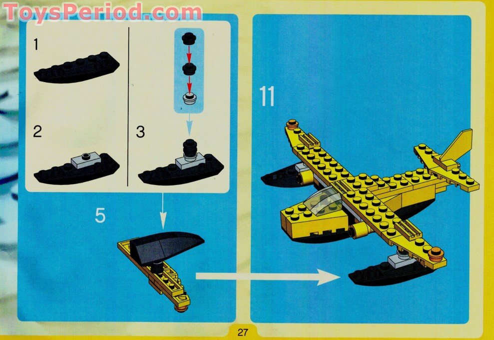 LEGO 4505 Sea Machines Instructions and Parts List