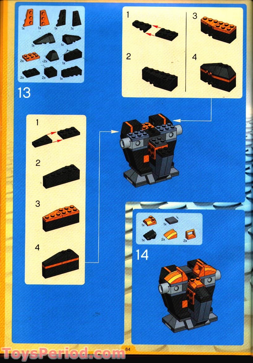 LEGO 4508 Titan Xp Instructions and Parts List