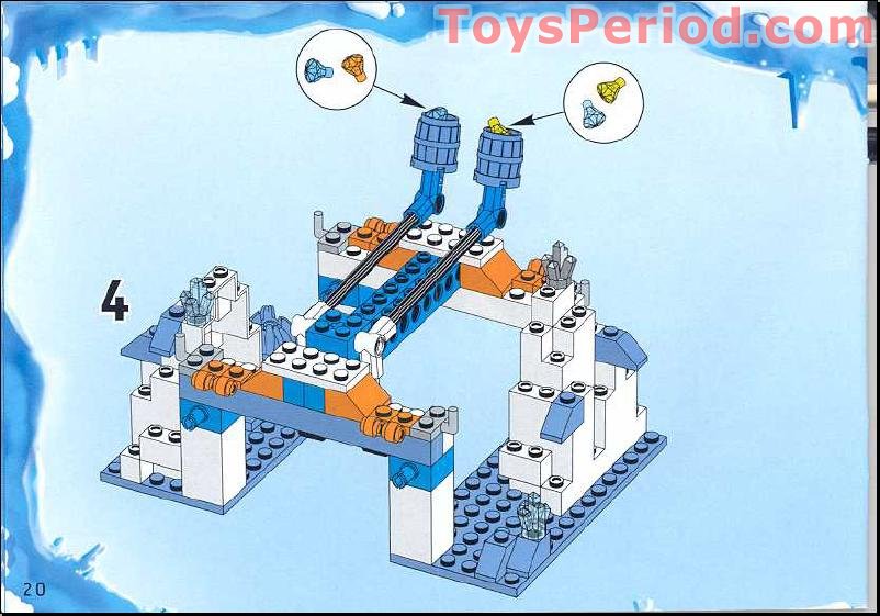 LEGO 4579 Ice Ramp Racers Instructions and Parts List