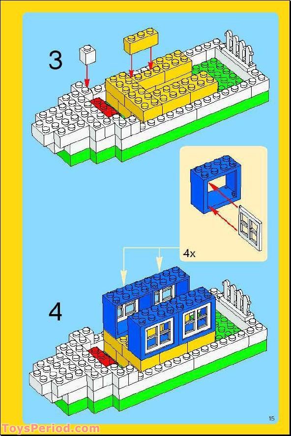 LEGO 5482 Ultimate House Building Set Instructions and Parts List