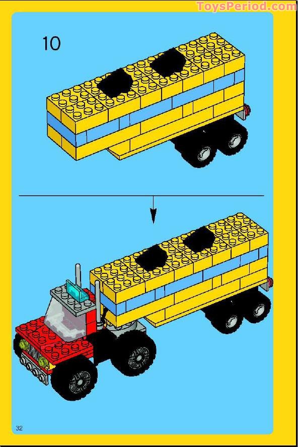 LEGO 5483 Ready, Steady, Build and Race Instructions and Parts List