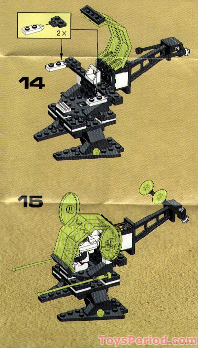 LEGO 6878 Sub Orbital Guardian Instructions and Parts List