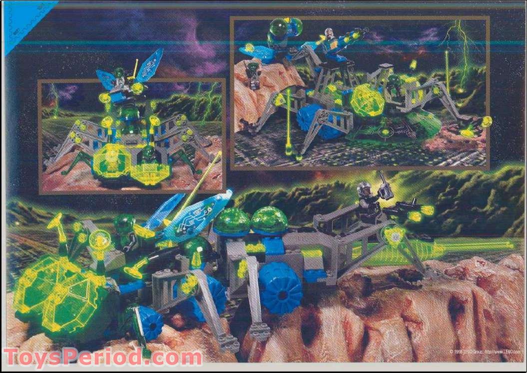 LEGO 6977 Arachnoid Star Base Instructions and Parts List
