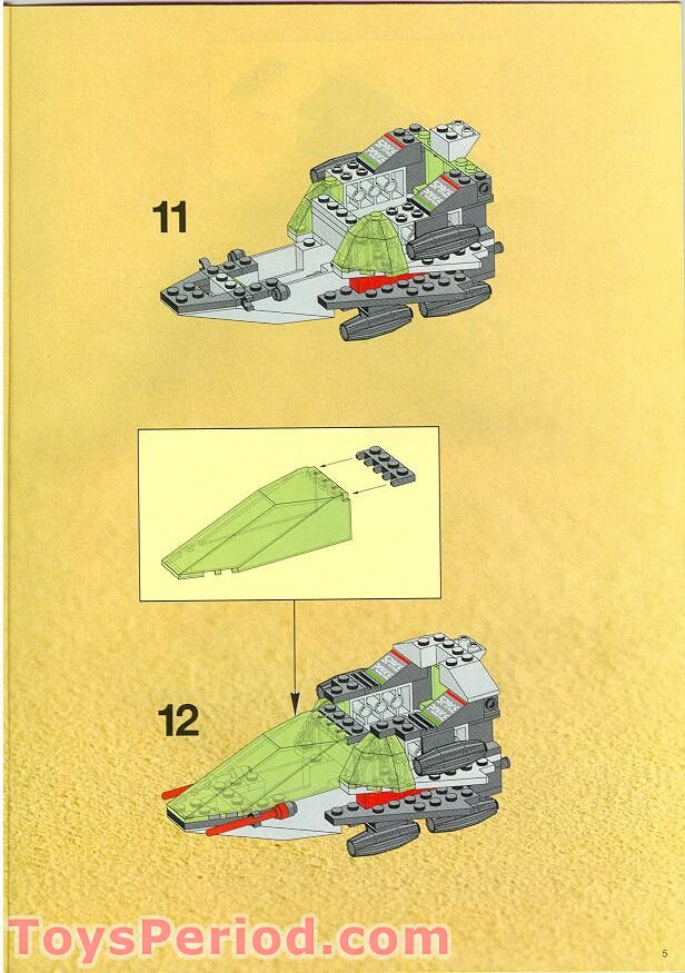 LEGO 6984 Galactic Mediator Instructions and Parts List
