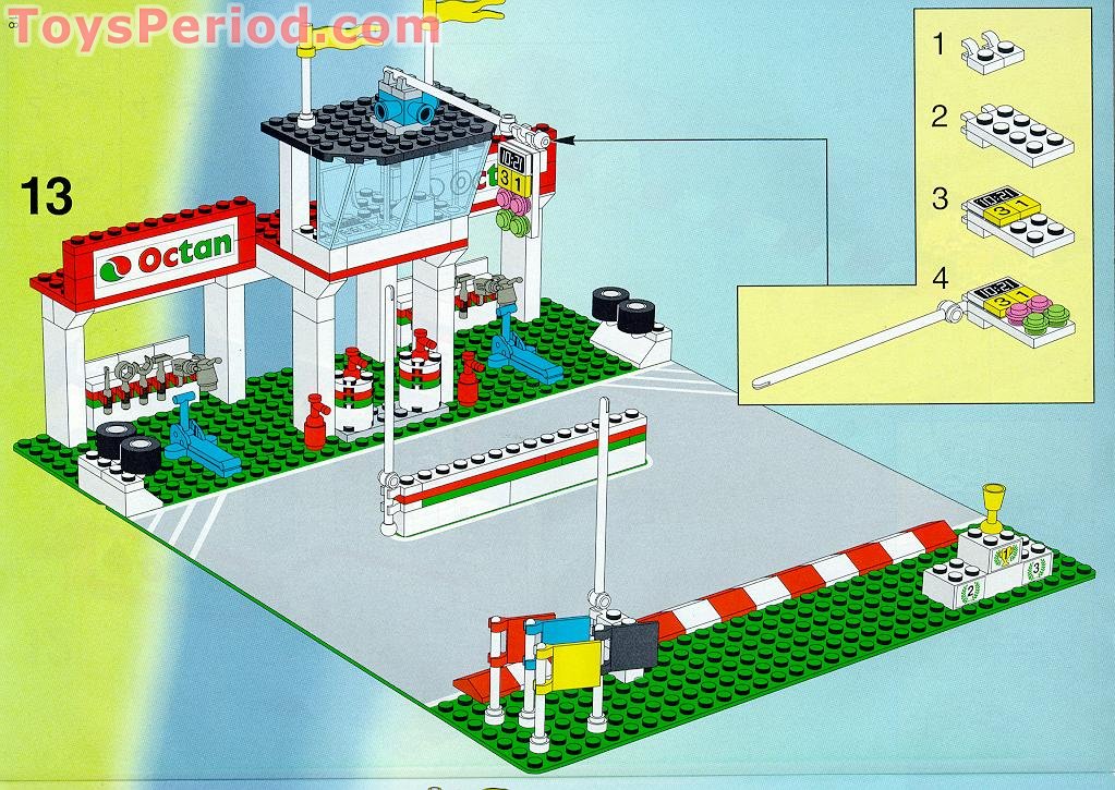 LEGO 6337 Fast Track Finish Instructions and Parts List
