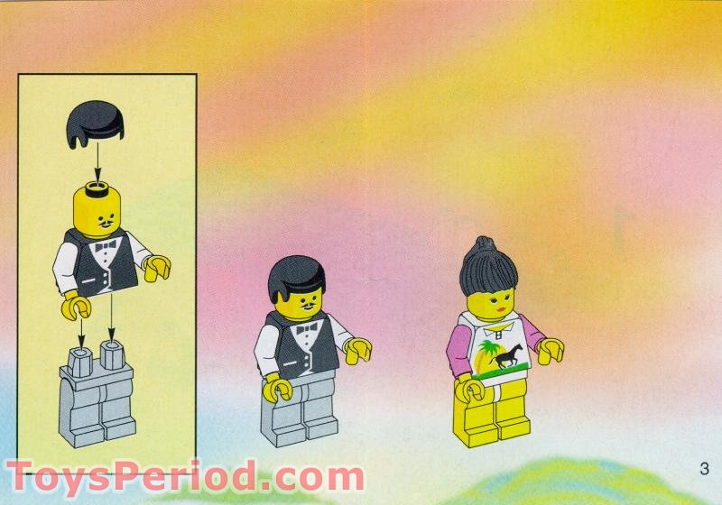 LEGO 6404 Carriage Ride Instructions and Parts List