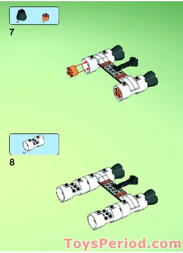 LEGO 7649 MT-201 Ultra-Drill Walker Instructions and Parts List
