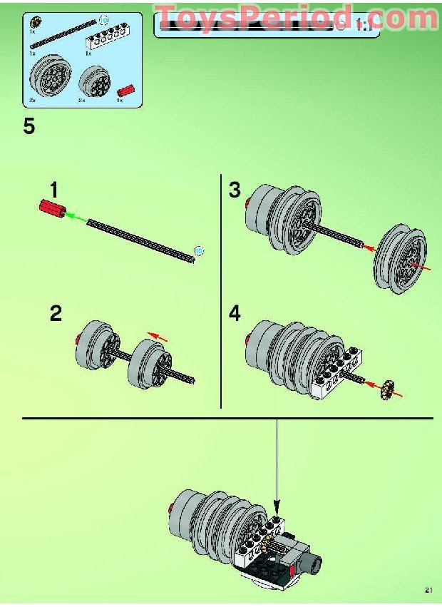 LEGO 7649 MT-201 Ultra-Drill Walker Instructions and Parts List