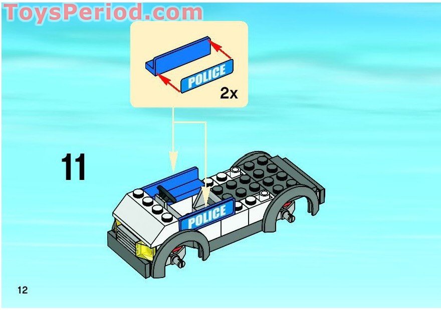 LEGO 7744 Police Headquarters Instructions and Parts List