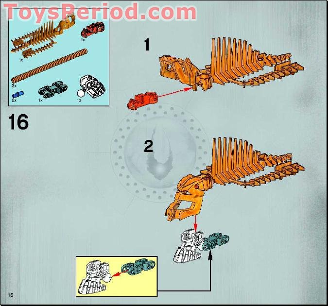 LEGO 8626 Irnakk Instructions and Parts List