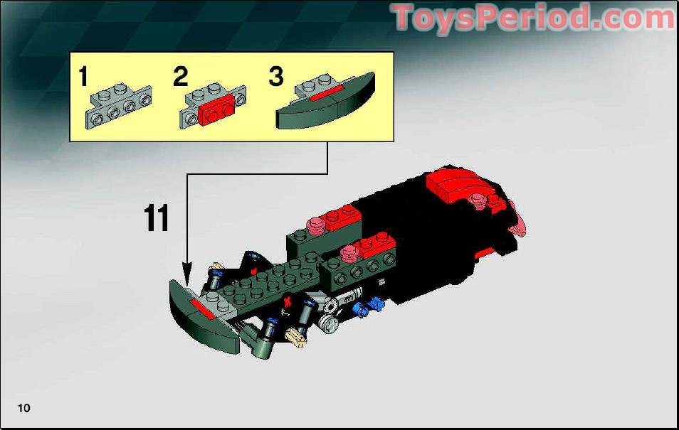 LEGO 8669 Fire Spinner 360 Instructions and Parts List