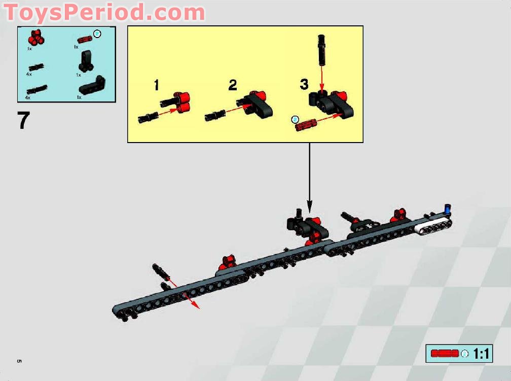 LEGO 8682 Nitro Intimidator Instructions and Parts List
