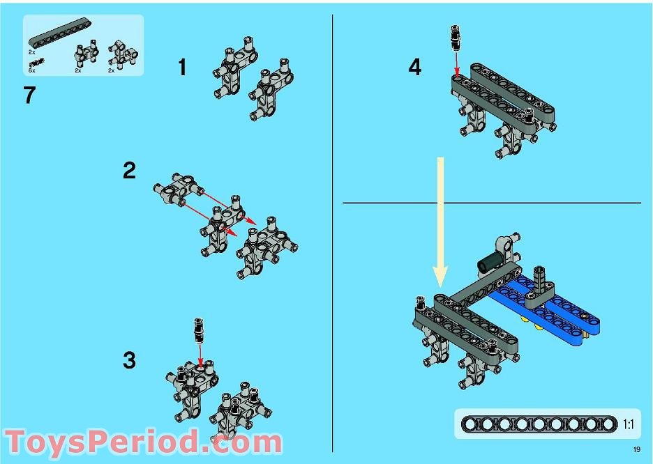 LEGO 8273 Off Road Truck Instructions and Parts List