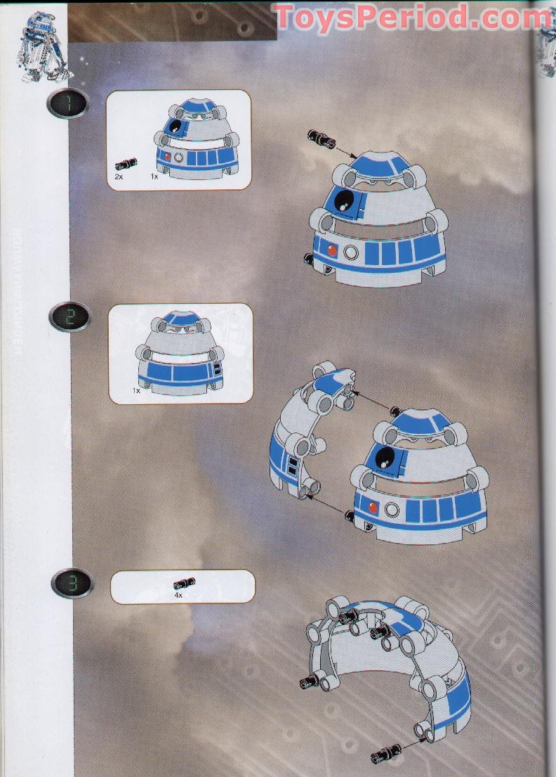 LEGO 9748 Droid Developer Kit Instructions and Parts List