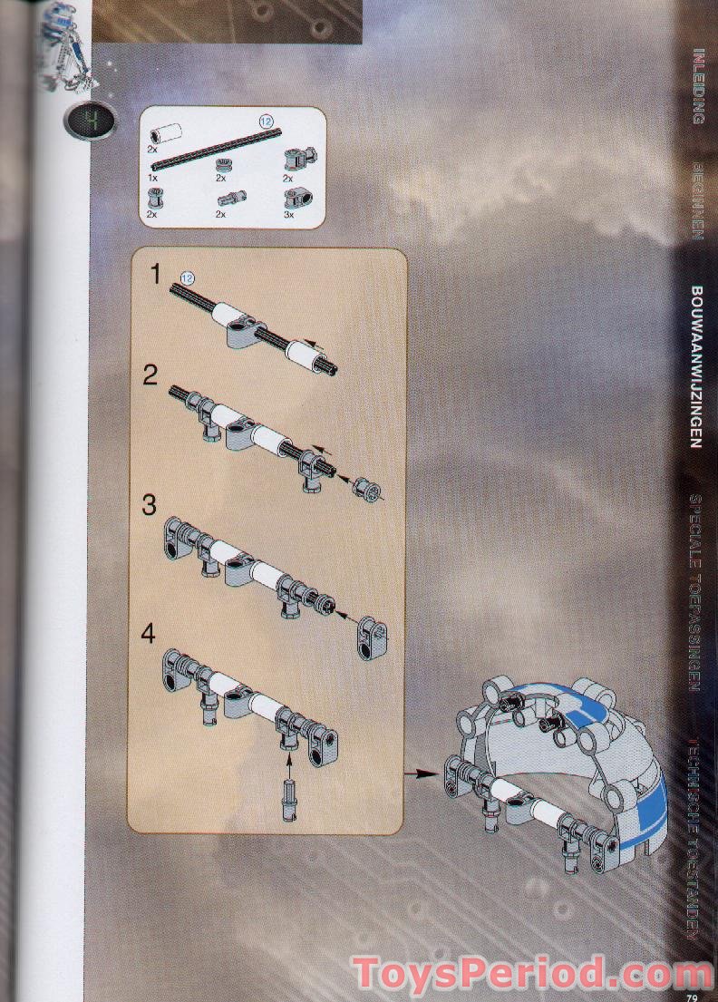 LEGO 9748 Droid Developer Kit Instructions and Parts List