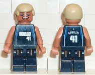 LEGO Sets with Minifigure nba008 NBA Dirk Nowitzki, Dallas Mavericks #41
