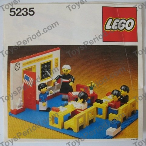 LEGO 5235-2 Schoolroom Instructions and Parts List