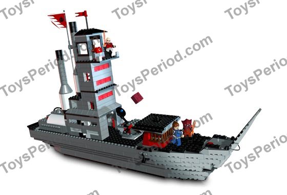 LEGO 3829 Fire Nation Ship Instructions and Parts List