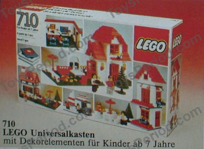 LEGO 710-3 Universal Building Set Instructions and Parts List