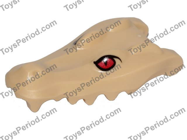 LEGO Sets with Part 18905pb02 Alligator / Crocodile Head Jaw Upper with ...