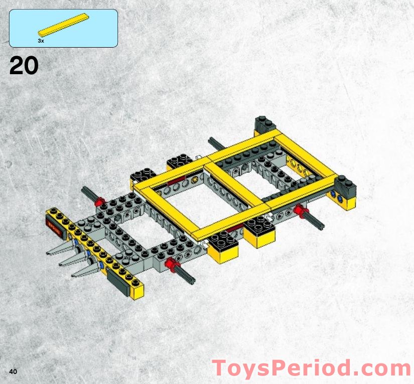 LEGO 5885 Triceratops Trapper Instructions and Parts List