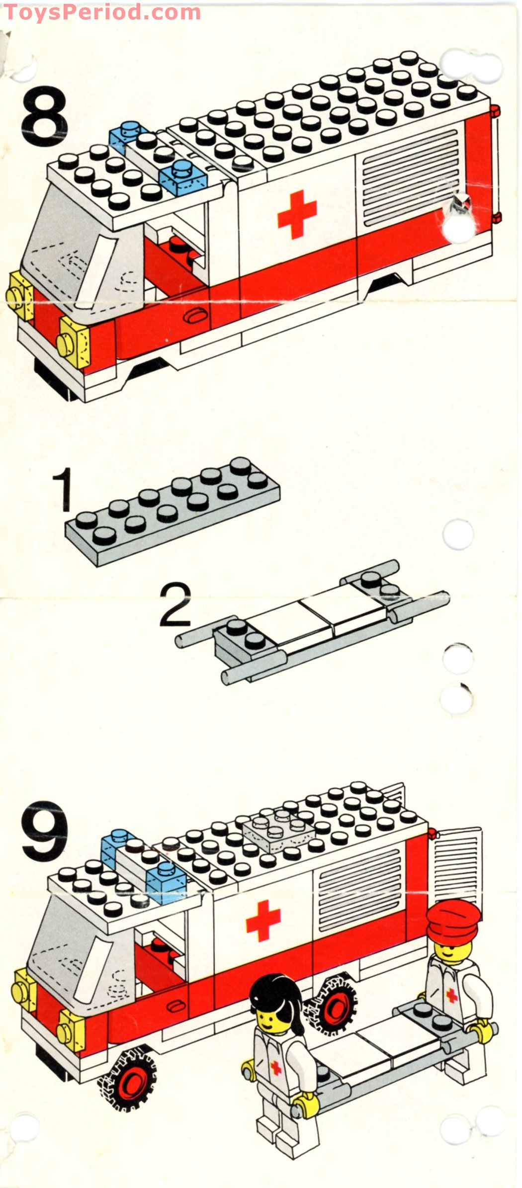 LEGO 6680 Ambulance Instructions and Parts List