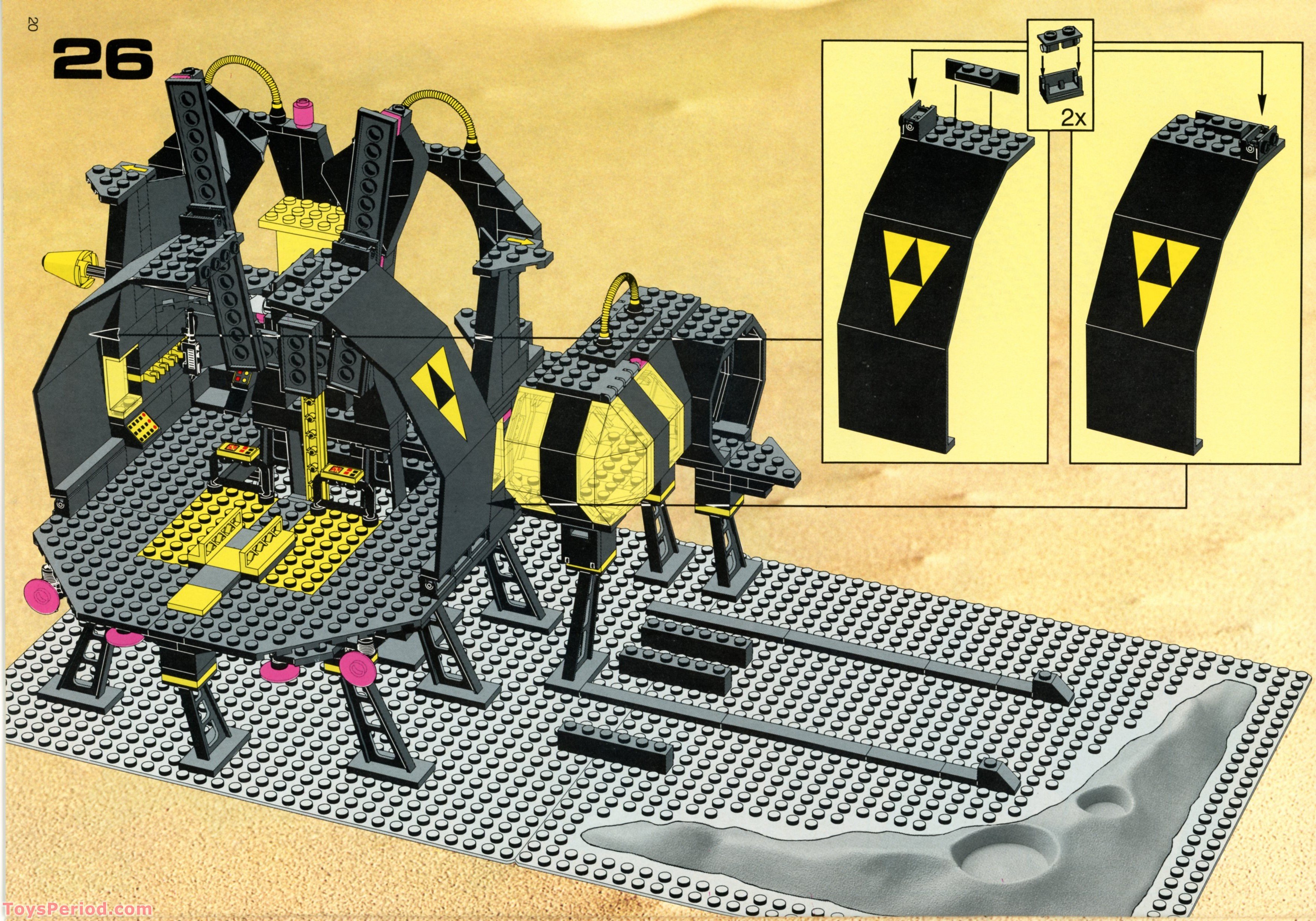 LEGO 6987 Message-Intercept Base Instructions and Parts List