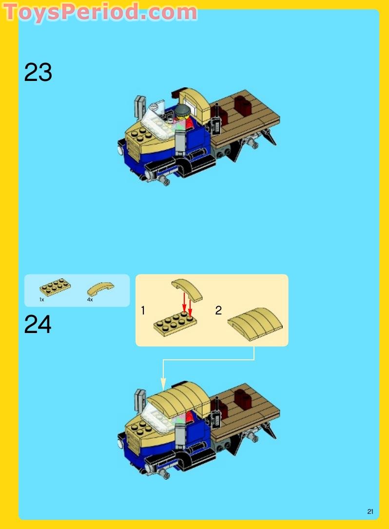 LEGO 10229 Winter Village Cottage Instructions and Parts List