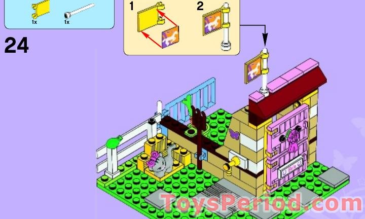 LEGO 3189 Heartlake Stables Instructions and Parts List