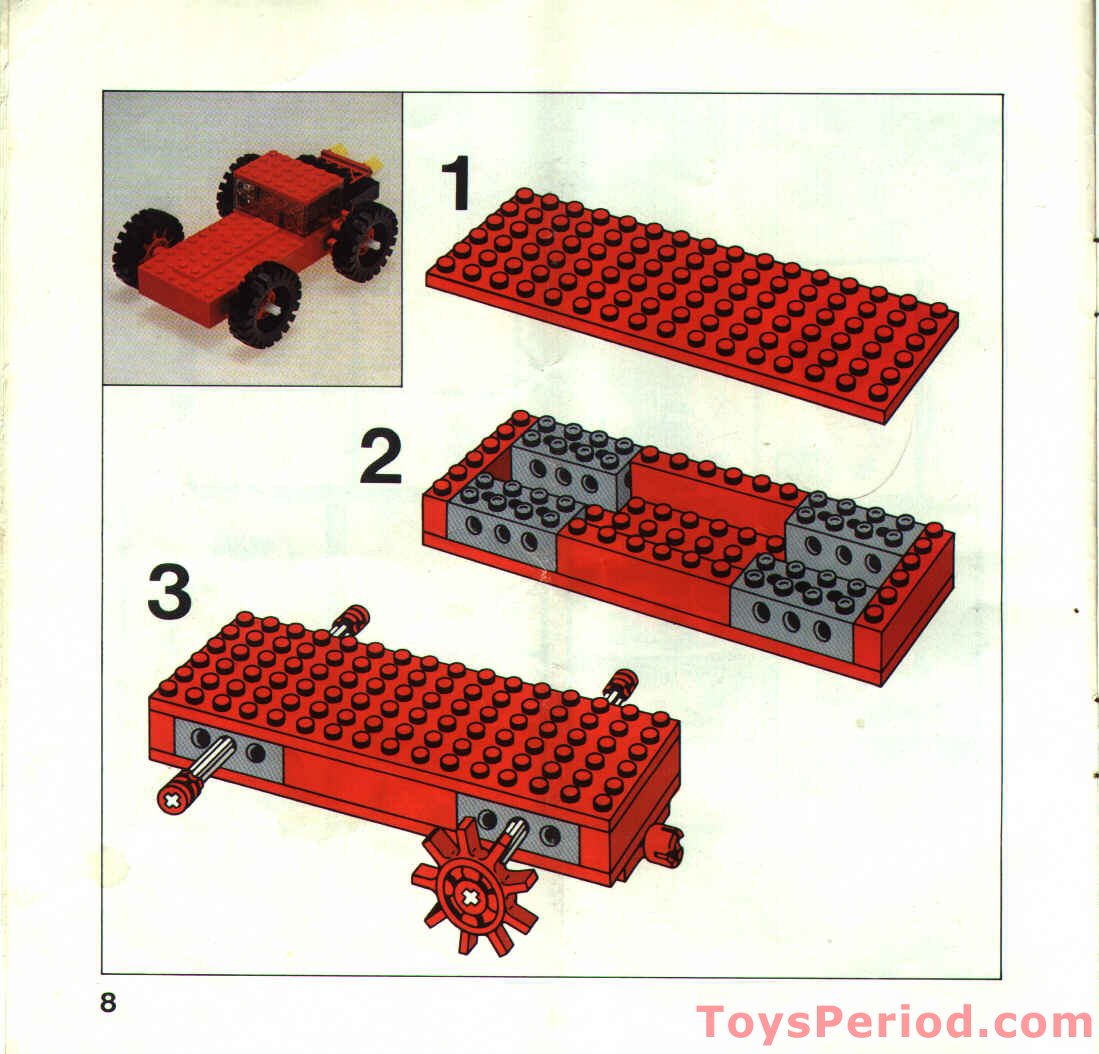 LEGO 810-3 Gear Truck Set Instructions and Parts List