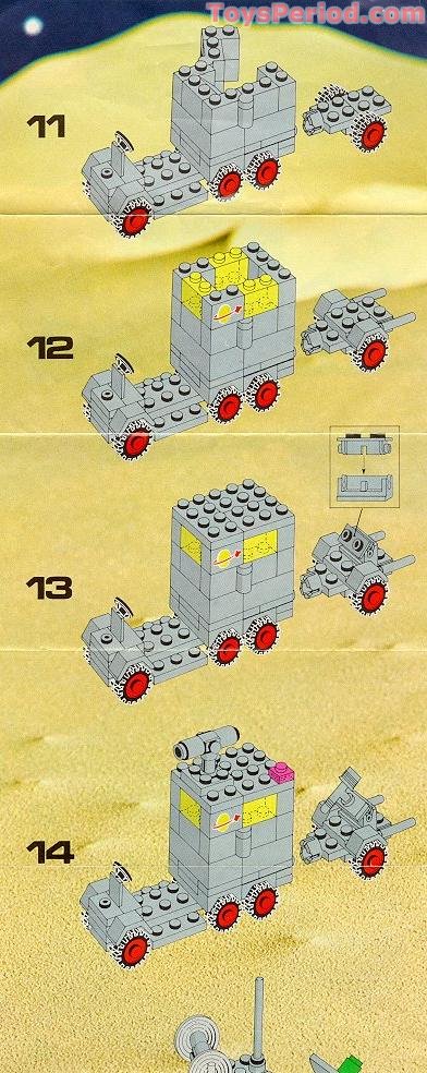 LEGO 452-1 Mobile Tracking Station Instructions and Parts List
