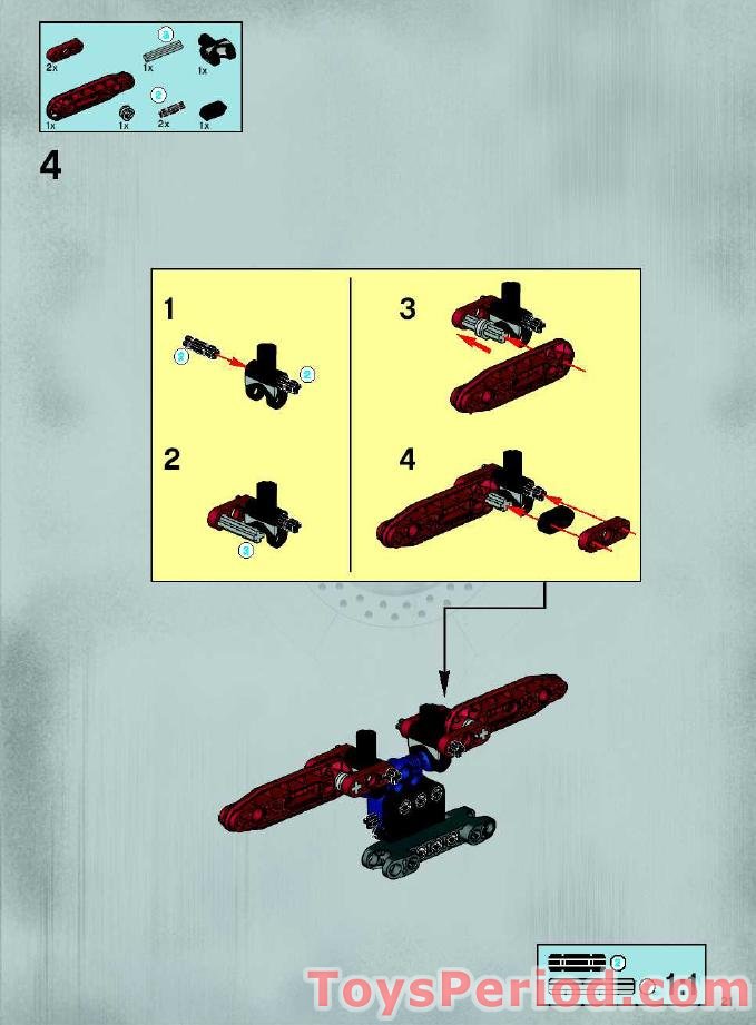 LEGO 10204 Vezon and Kardas Instructions and Parts List