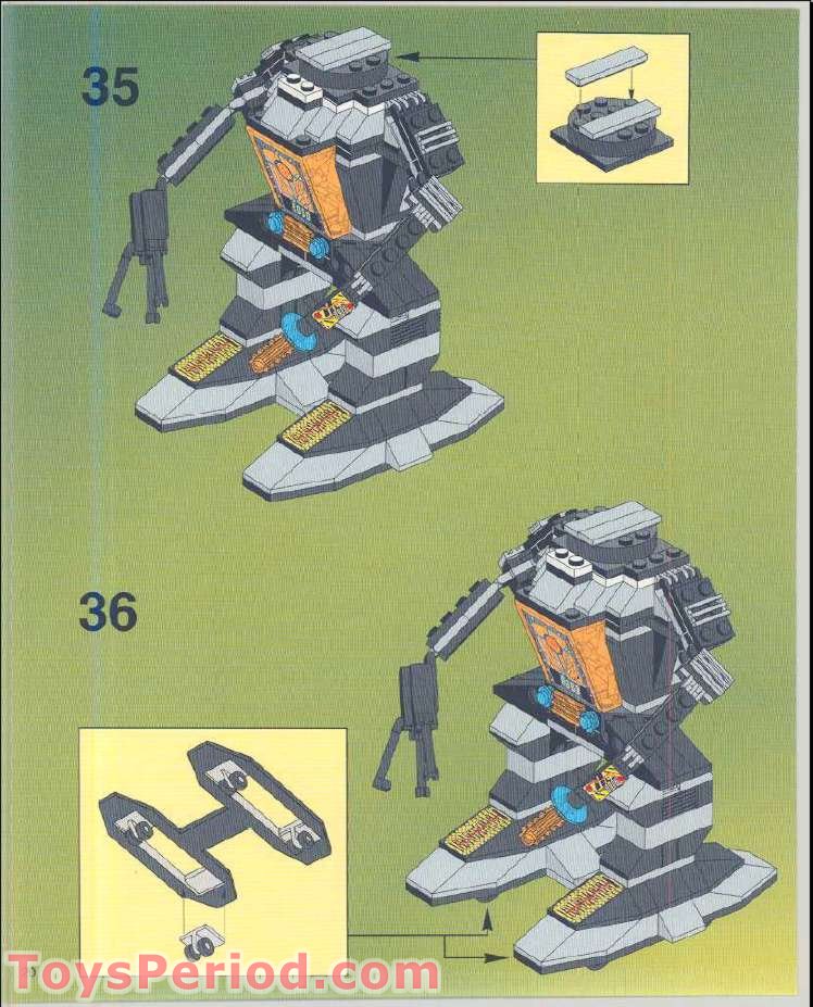 LEGO 2153 Robo Stalker Instructions and Parts List