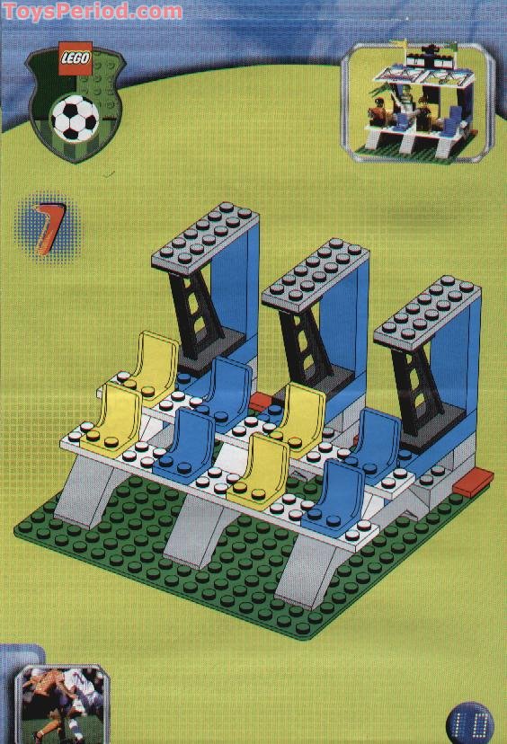 LEGO 3403 Fans' Grandstand with Scoreboard Instructions and Parts List