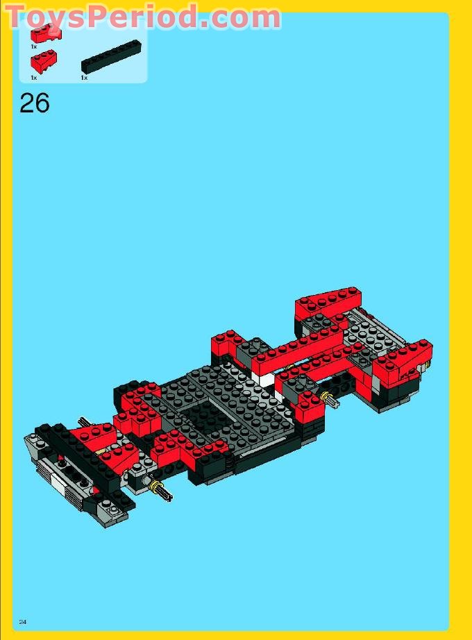 LEGO 4955 Big Rig Instructions and Parts List